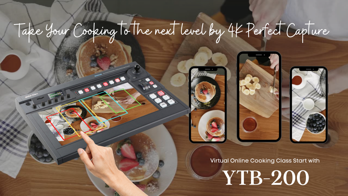 Virtual Cooking Class | Datavideo上海洋铭官网